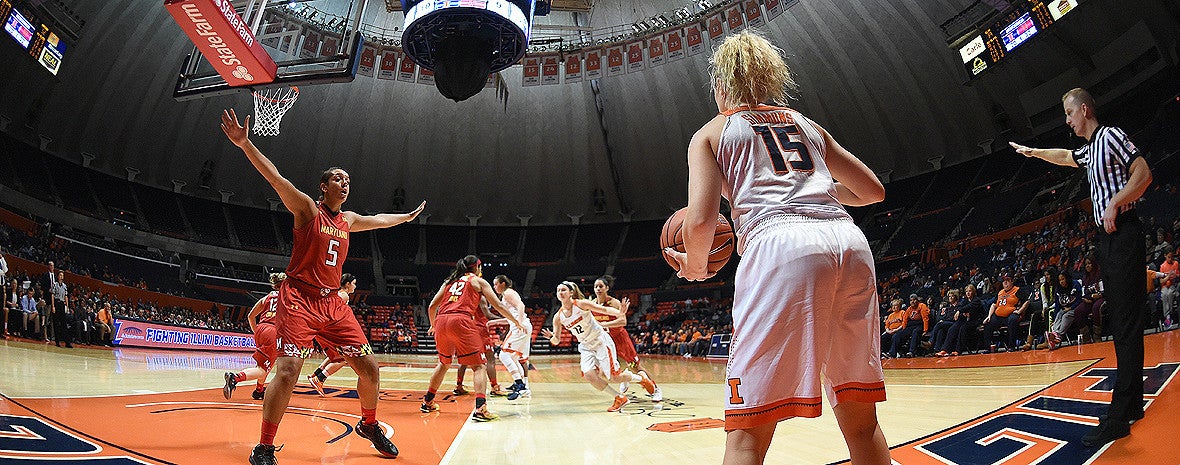 Fighting Illini Womens Basketball State Farm Center