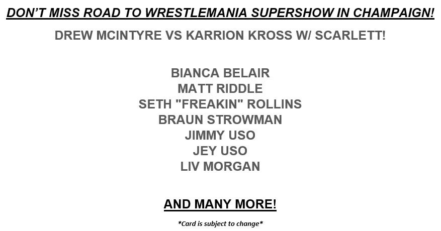 WWE | State Farm Center