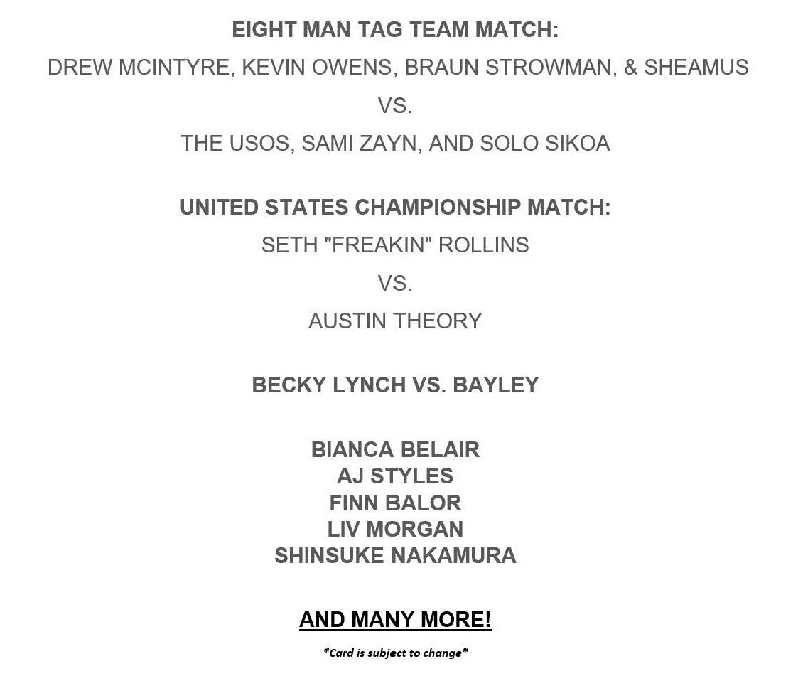WWE | State Farm Center